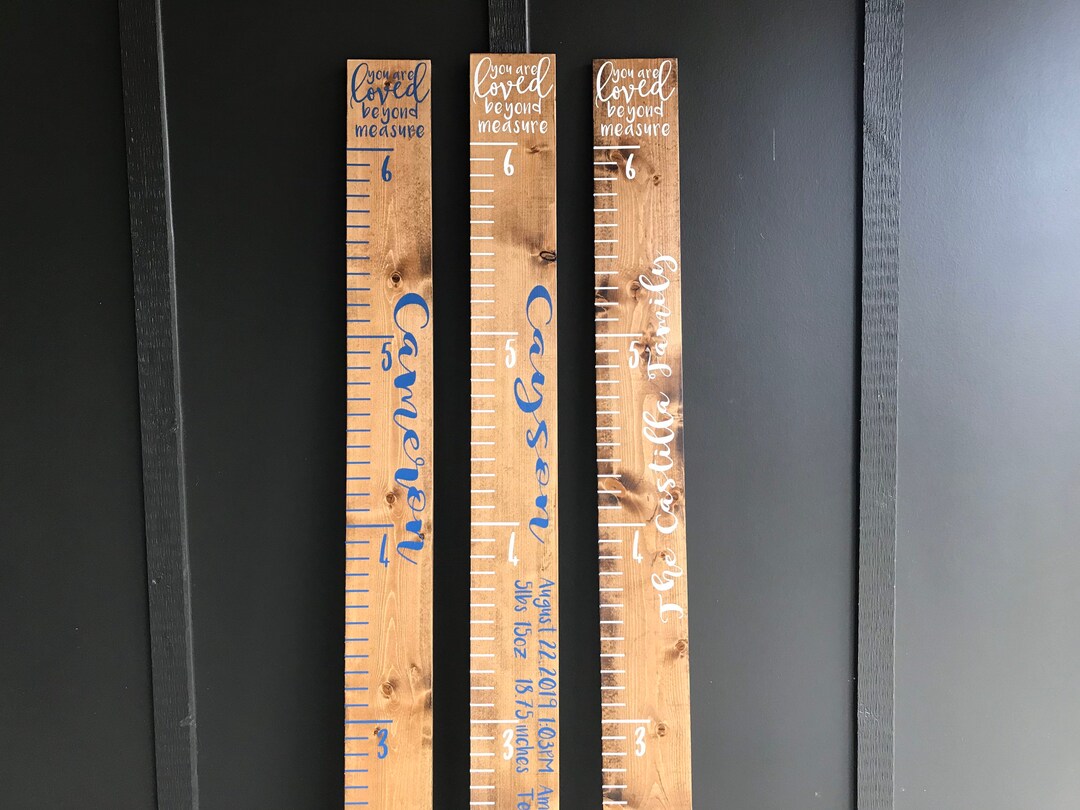 Growth Chart Wooden Growth Chart Growth Chart Ruler Wood - Etsy