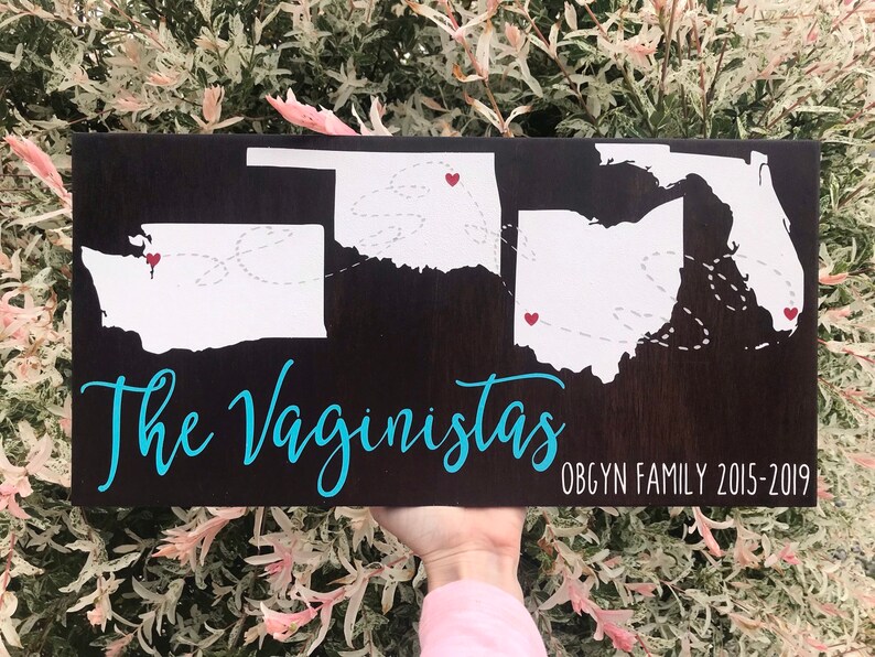 CUSTOM State Sign State Sign Wedding Gift State to State - Etsy