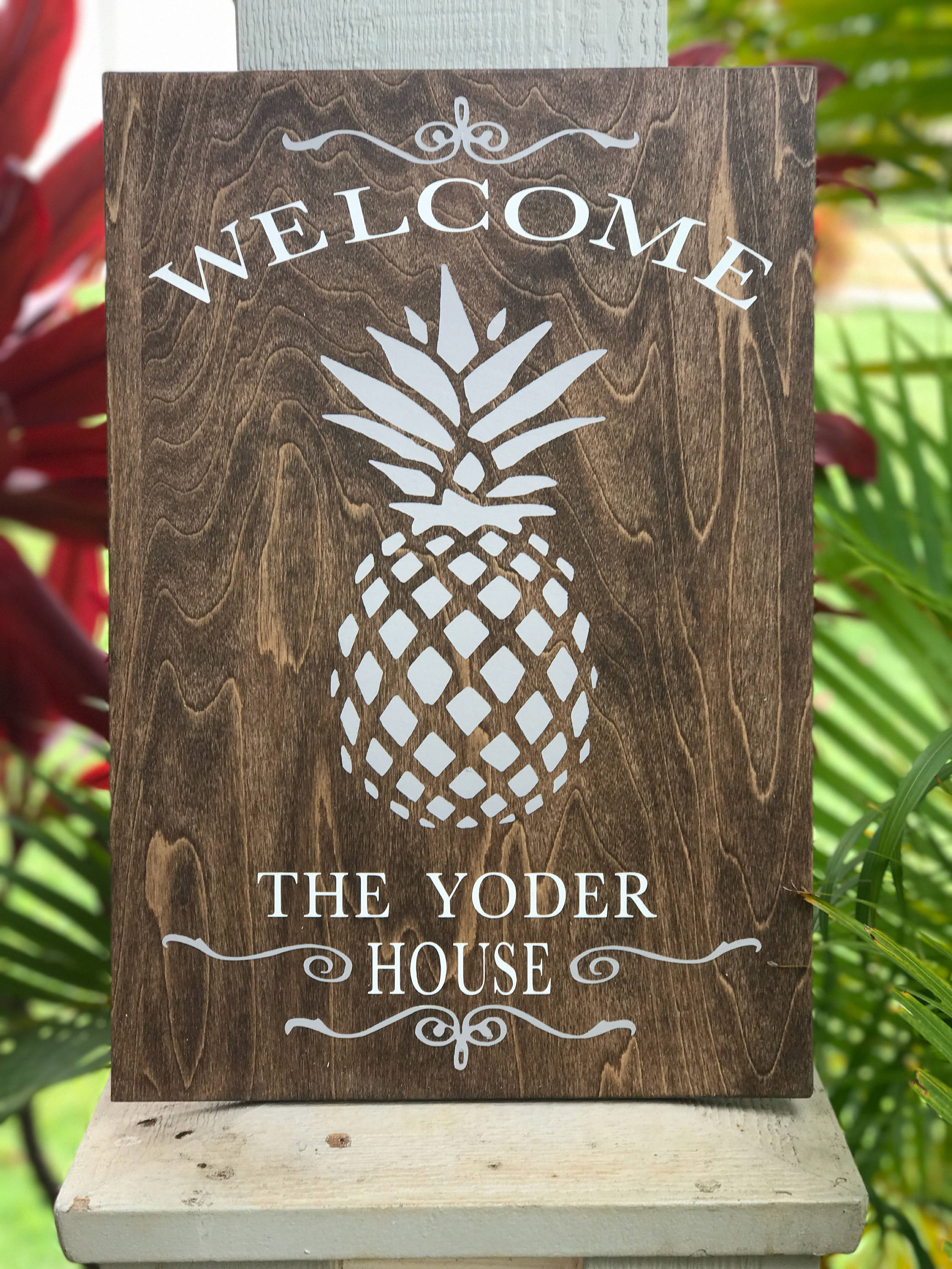 Welcome Sign Custom Welcome Sign Last Name Family Name | Etsy