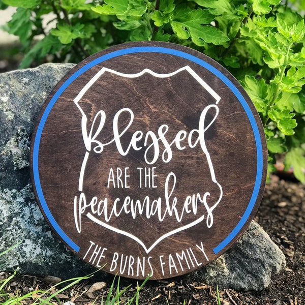 Blessed Are the Peacemakers Sign - Etsy