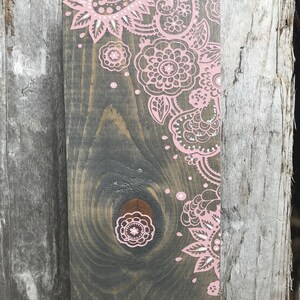 Growth Chart Ruler Growth Chart Paisley Nursery Decor Custom Sign ...