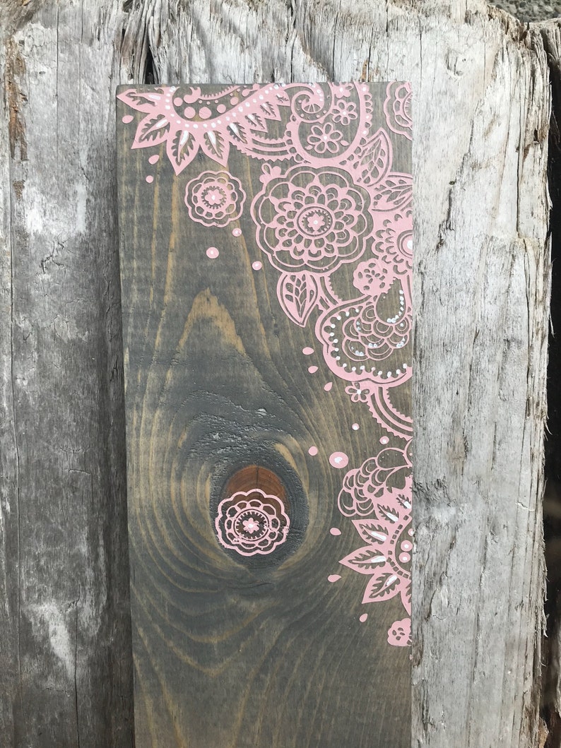 Growth Chart Ruler Growth Chart Paisley Nursery Decor - Etsy