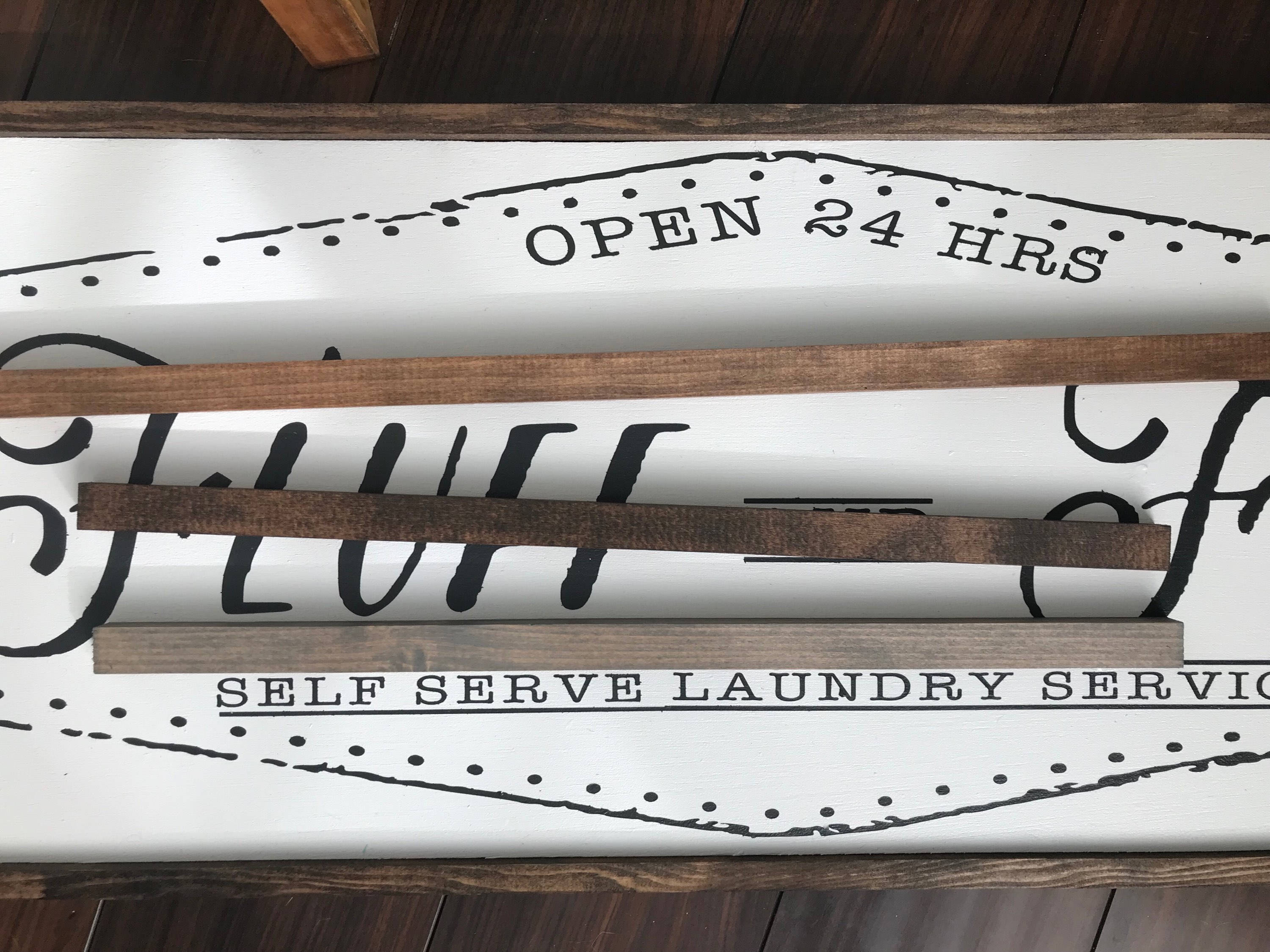 Señal de lavandería arte de la sala de lavandería decoración | Etsy