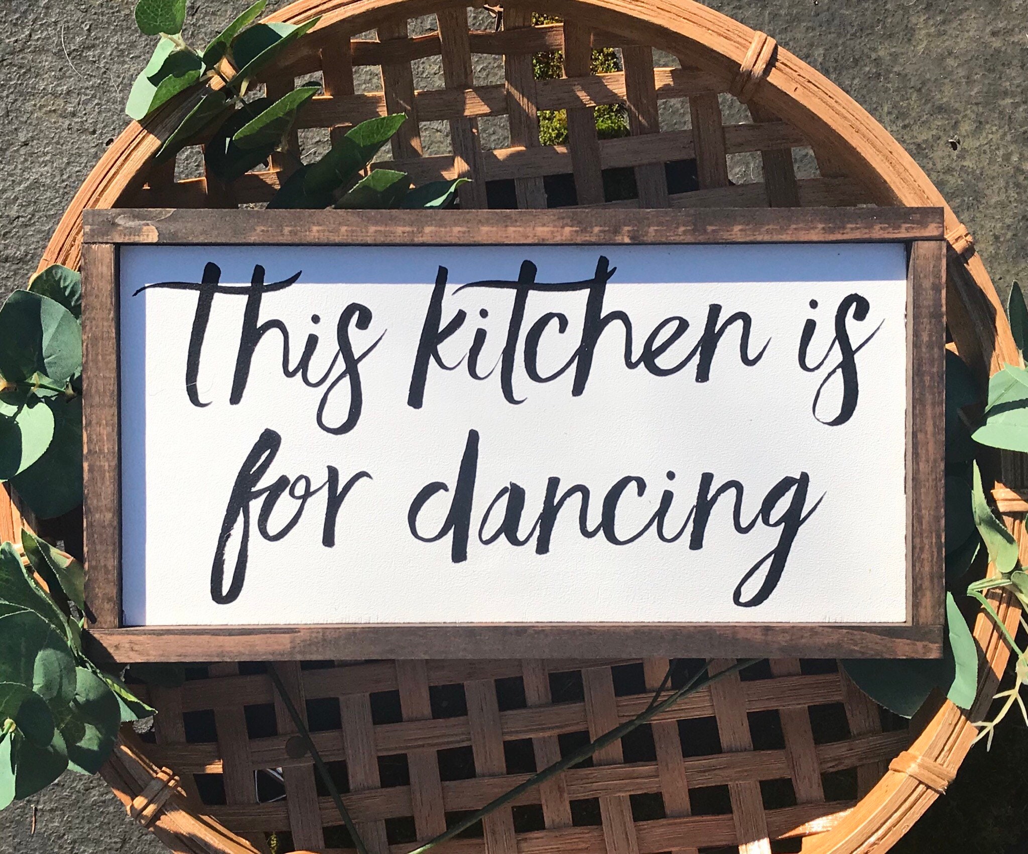 This Kitchen is for Dancing Kitchen Sign Rustic Kitchen | Etsy
