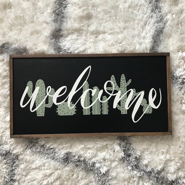 Southwestern Welcome Sign - Etsy