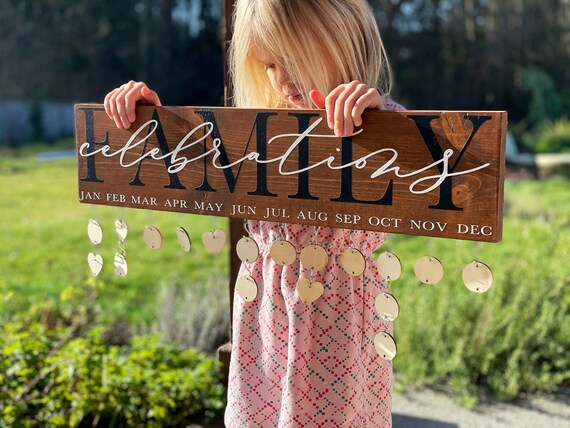 Family Celebration Sign Family Sign Family Gift Custom - Etsy