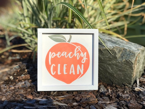 Peachy Clean Just Peachy Peachy Bathroom Decor Peachy - Etsy