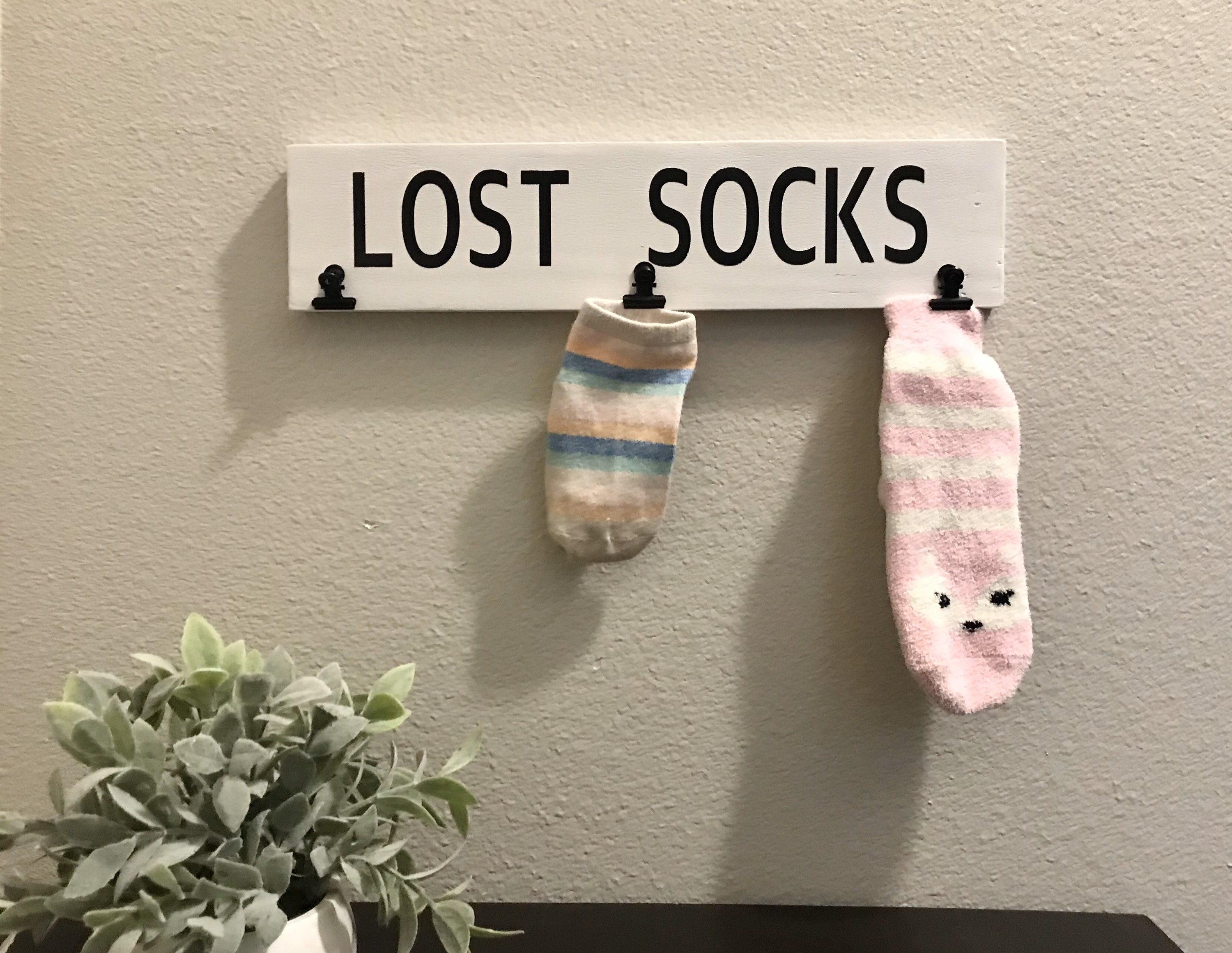 Lost Socks Sign Lost Socks Hanger Laundry Room Laundry - Etsy