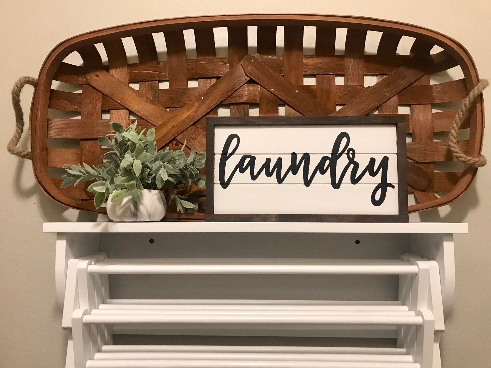 Laundrywash Fold & Dry Laundry Sign Laundry Room Decor | Etsy