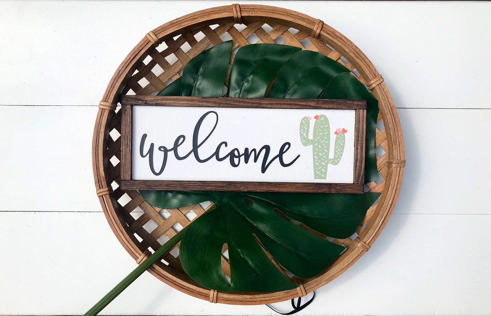 Welcome Sign/welcome/cactus/cacti/southwestern/entry/living - Etsy