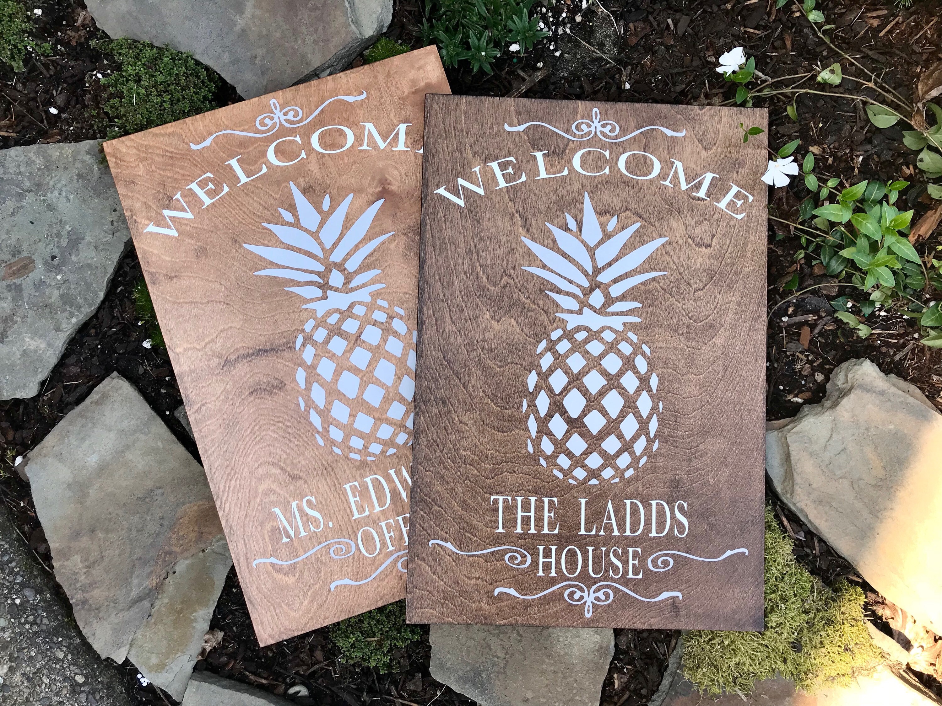 Welcome Sign Custom Welcome Sign Last Name Family Name | Etsy