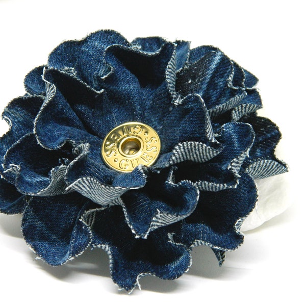 Denim Flower - Etsy