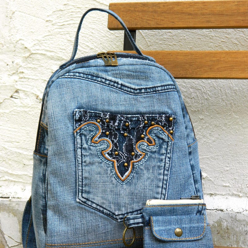 Recycled Backpack - Etsy
