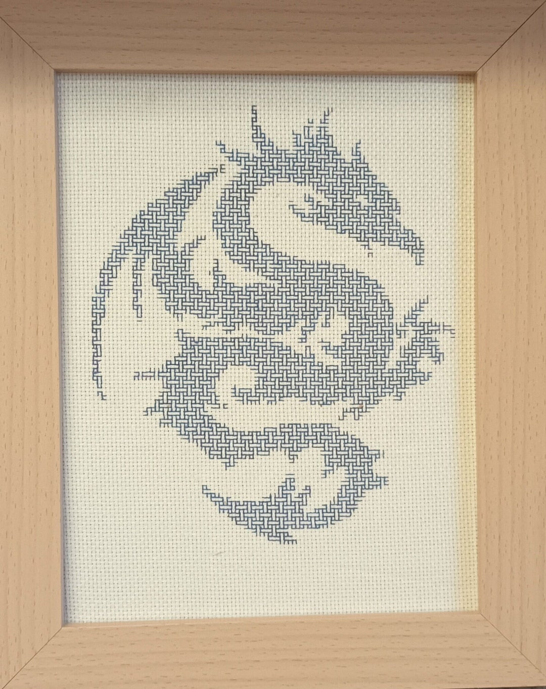 Blackwork Dragon Cross Stitch Chart - Etsy