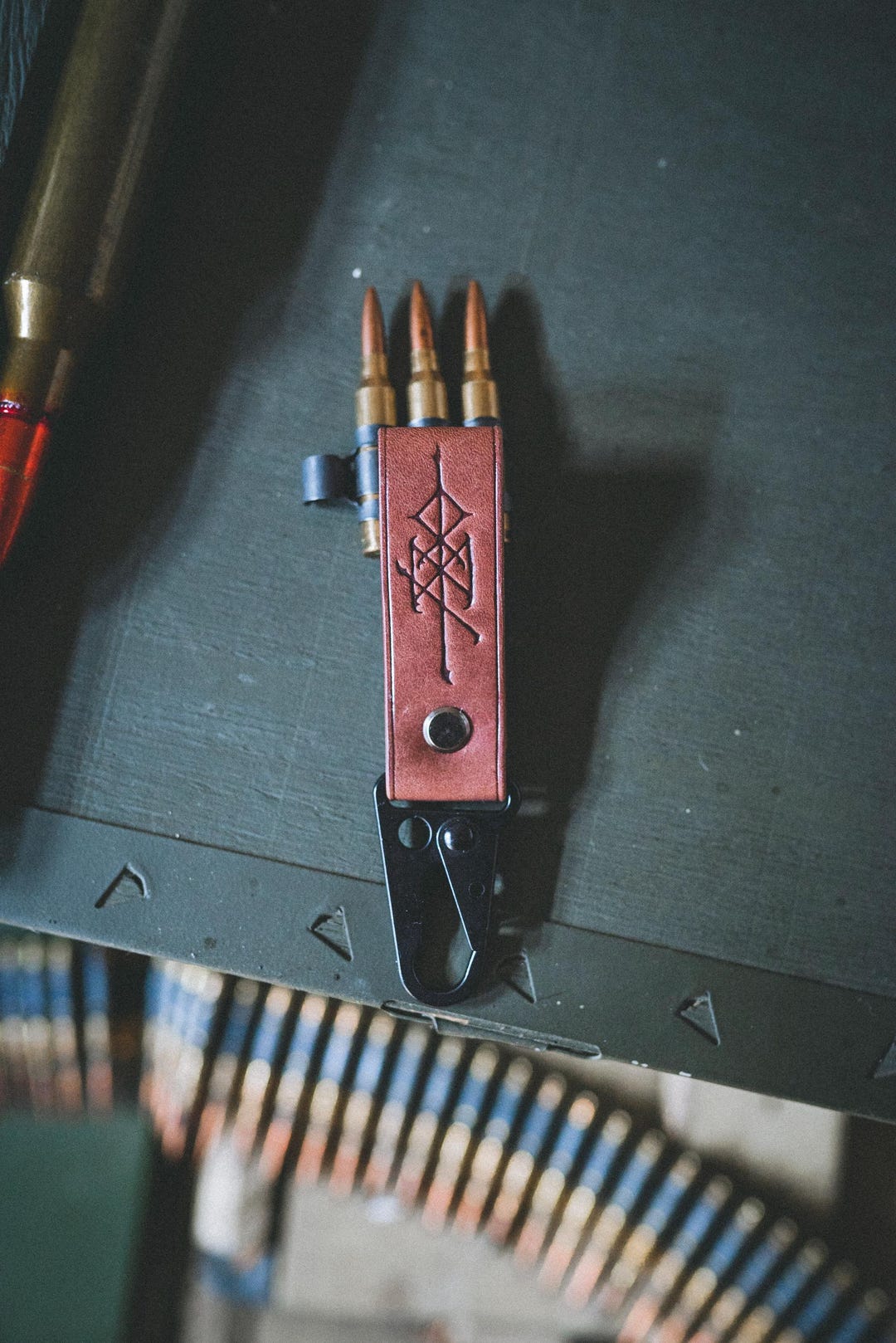 Runic Key Fob for Belts | Odin Bind Rune | Personalized Gift - Etsy