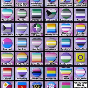 LGBTQ+ Pride Flag Buttons - Pin, Magnet, Bottle Opener, Phone Grip ...