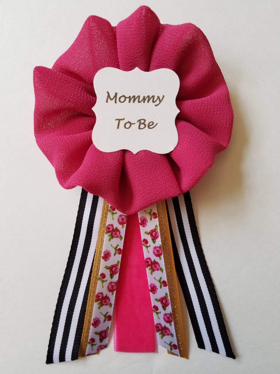 Black Stripes Floral and Gold Kate Spade Inspired Bride to Be - Etsy