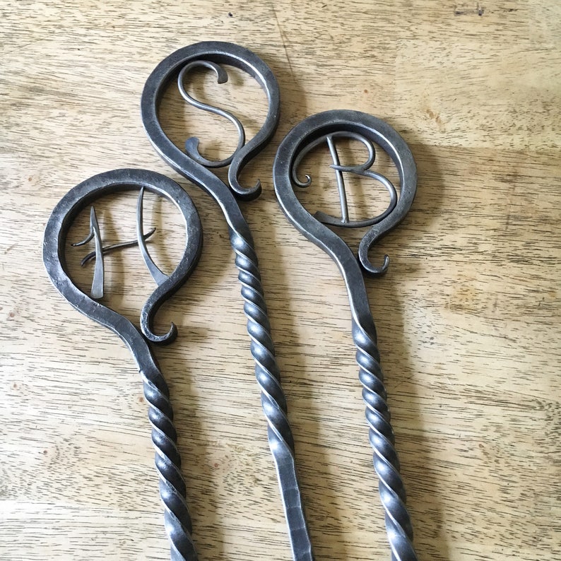 Personalized Four-piece Fire Tool Set INDOOR Fire Tools Hand | Etsy