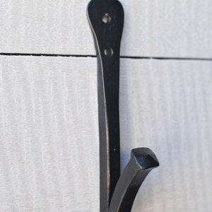 Hand-forged Iron Wall Hook - Etsy