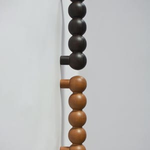 Large Beaded Drawer Handles – Handmade Oak & Ash Wood Cabinet Pulls ...