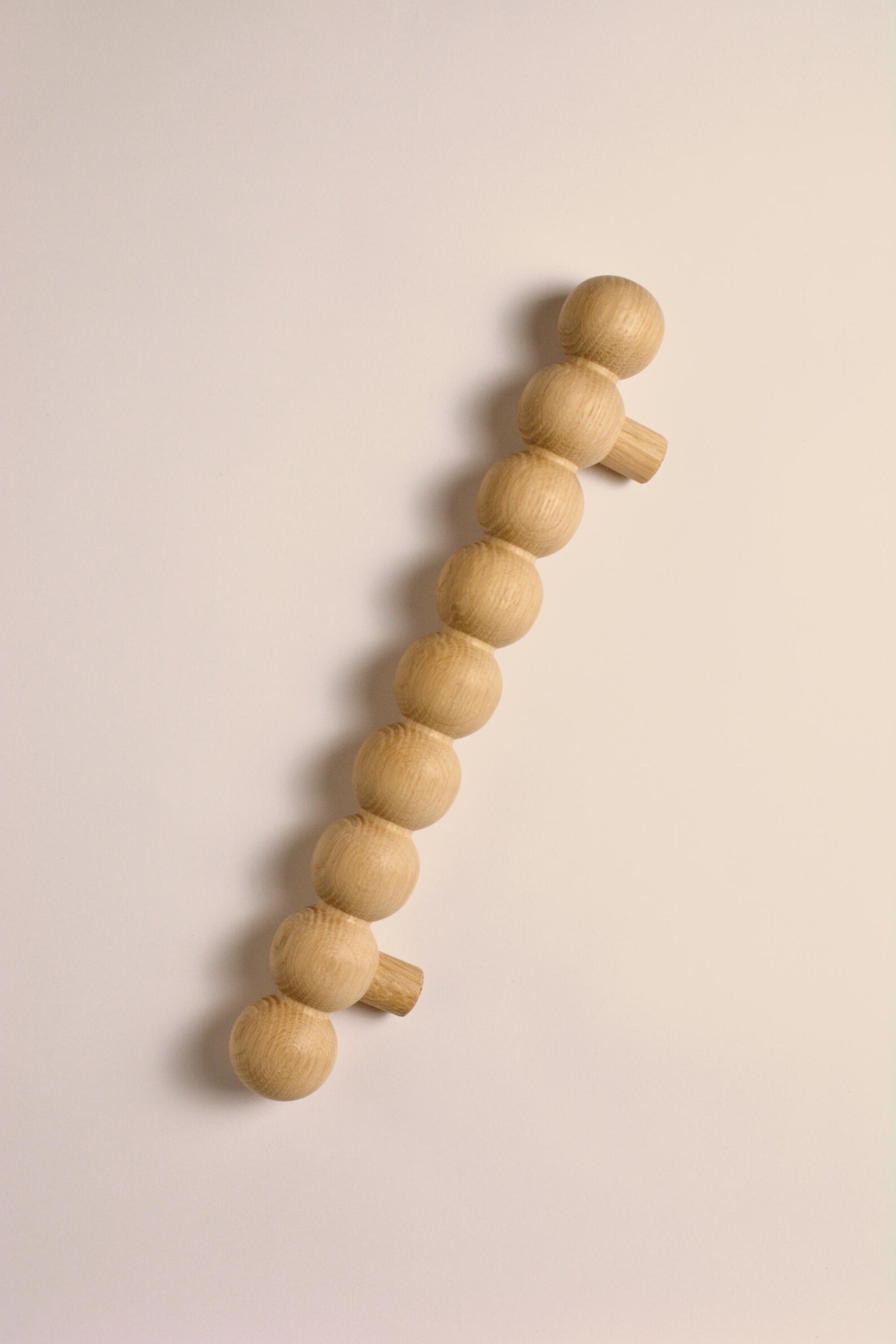Large Beaded Wood Handles – Oversized Oak & Ash Cabinet Pulls ...