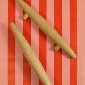 Oversized Japandi Wood Cabinet Handles – Large Modern Oak & Ash Pulls ...