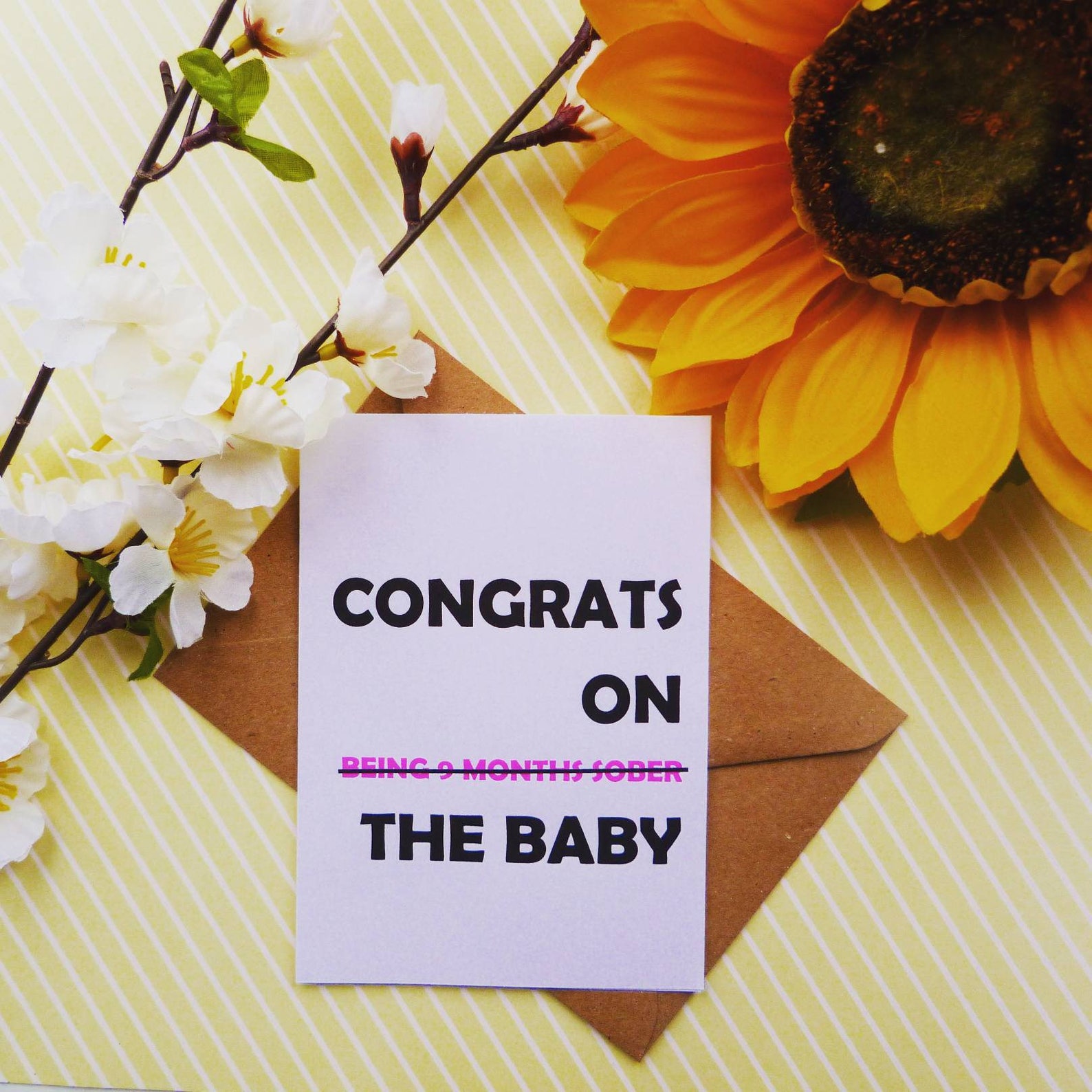 Congratulations on Expecting a Baby Greeting Cards Funny - Etsy