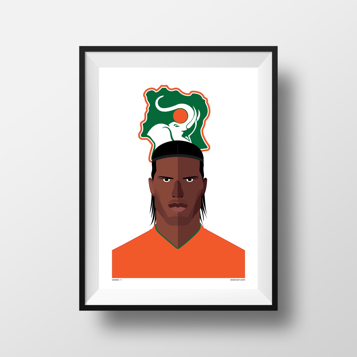 Didier Drogba Poster, Ivory Coast International, Legend, Chelsea ...