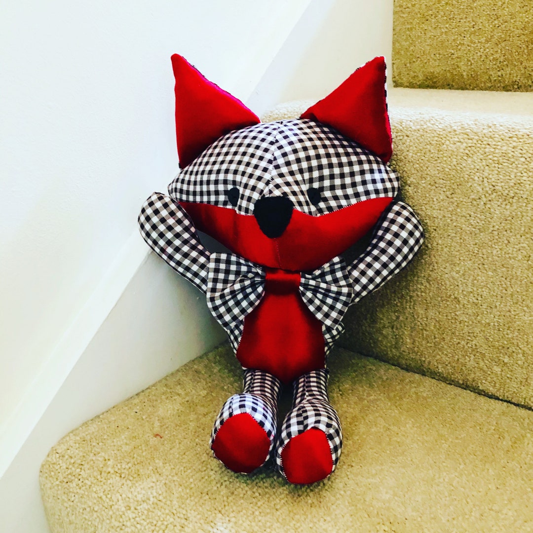 Memory Fox Made From Sentimental Clothing - Etsy UK