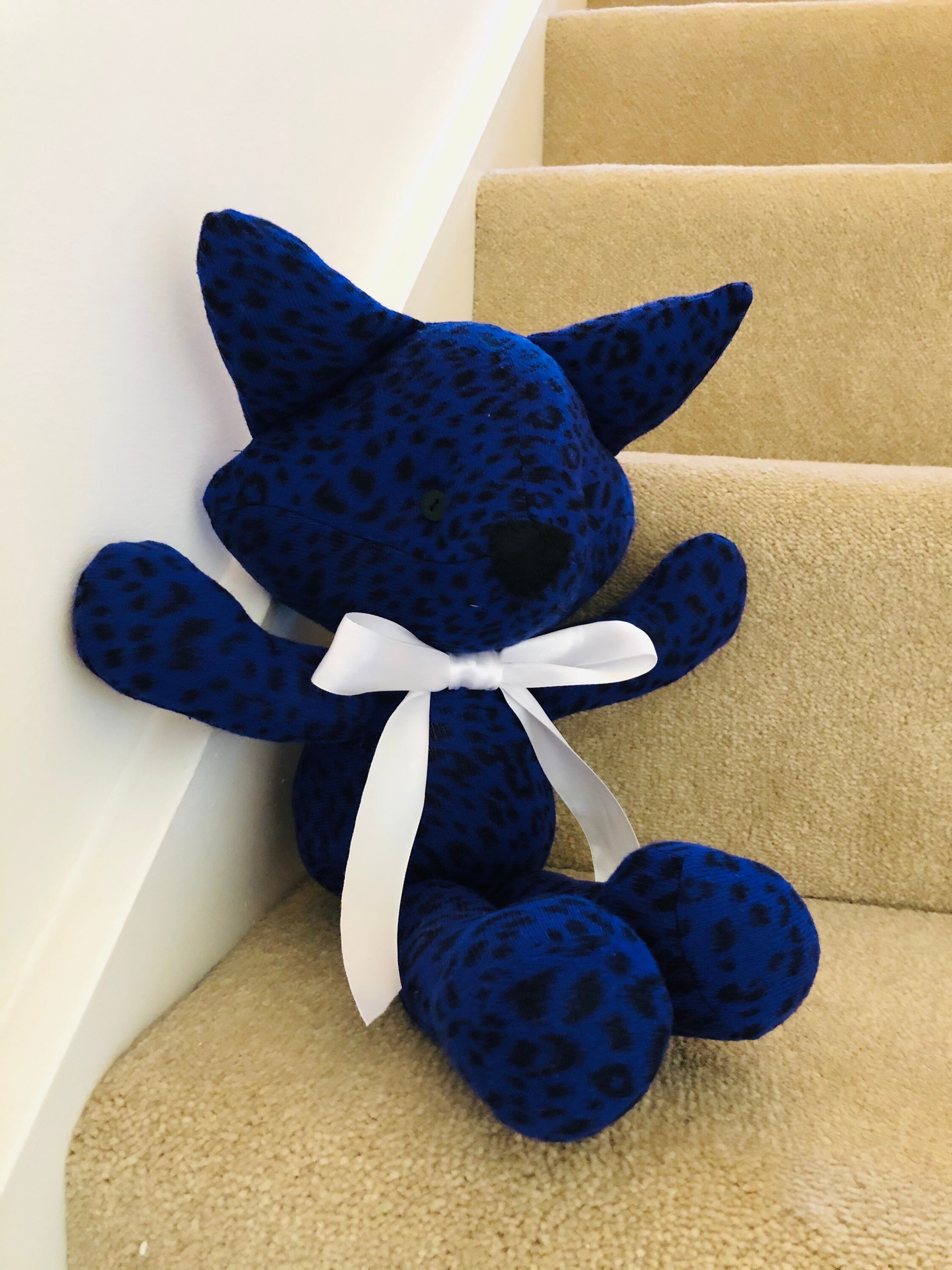 Memory Fox Made From Sentimental Clothing - Etsy UK