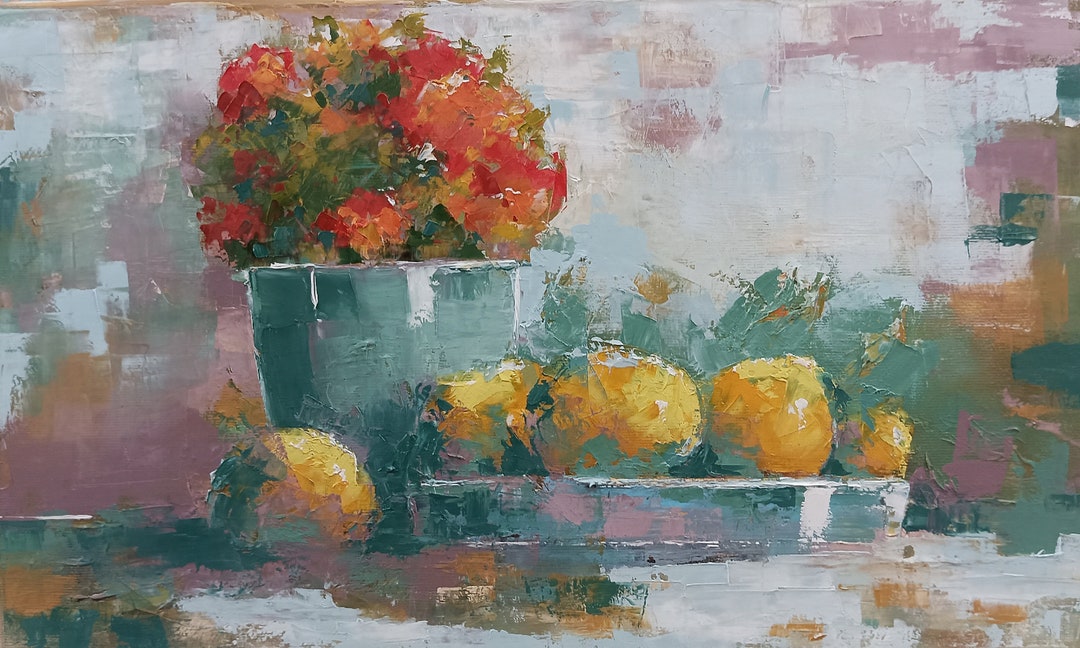 Modern Still Life Painting. Original Oil Painting on Canvas - Etsy