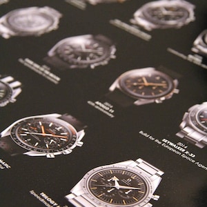 Poster Omega Speedmaster 60e Verjaardag (GROOT) - Etsy