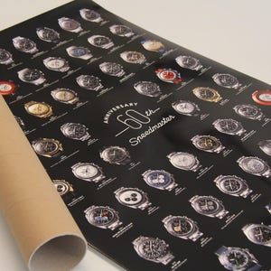 Poster Omega Speedmaster 60e Verjaardag (GROOT) - Etsy