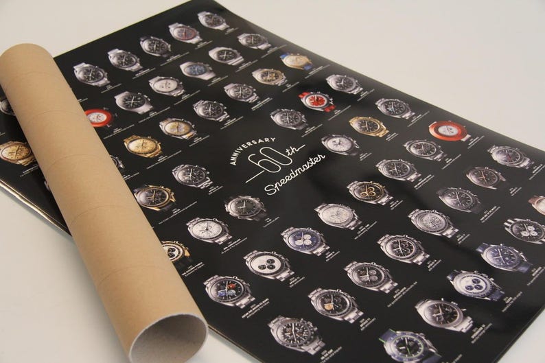 Poster Omega Speedmaster 60e Verjaardag (GROOT) - Etsy