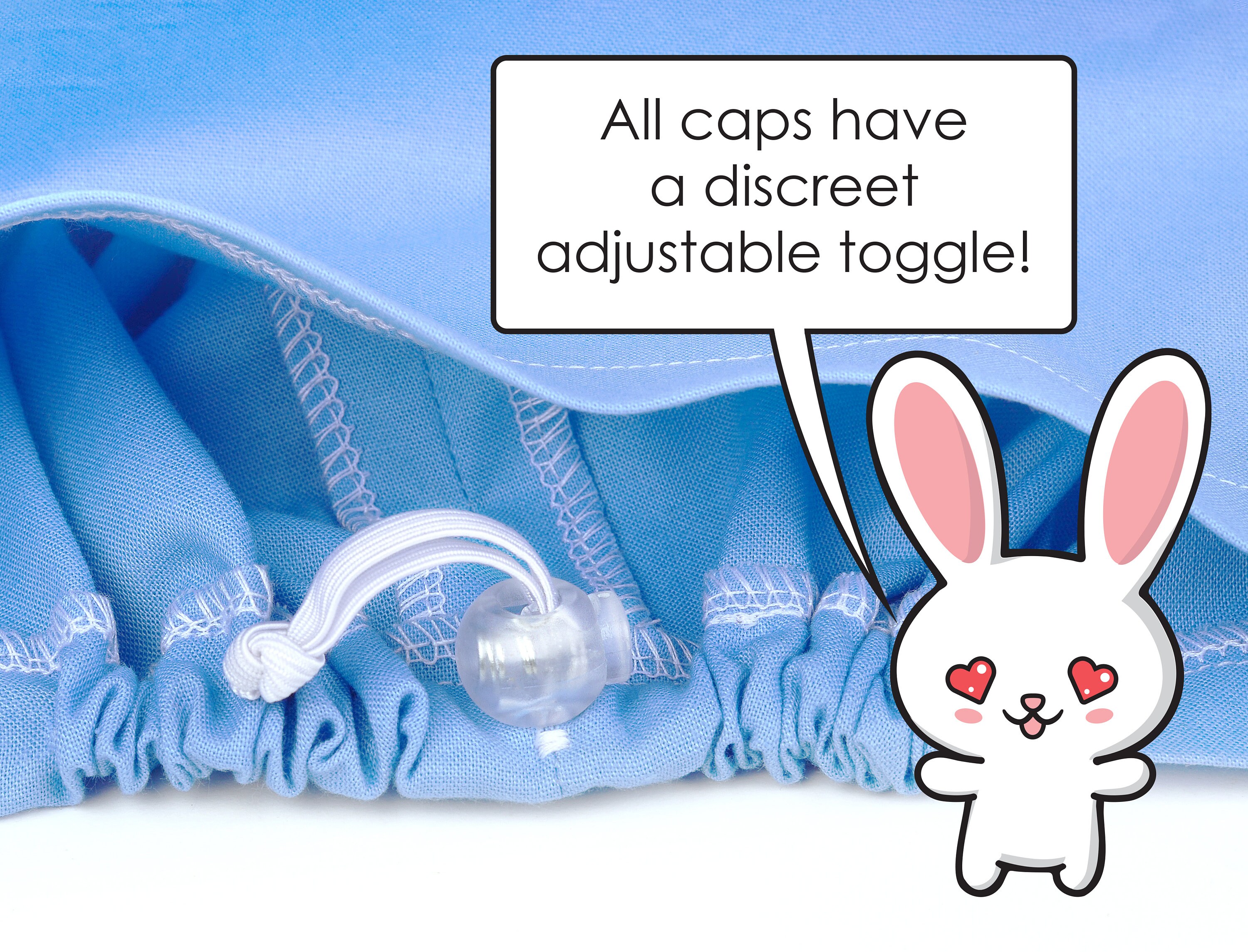 You're the Tib to my Fib, Satin Lining Option Scrub Cap, Euro Style ...