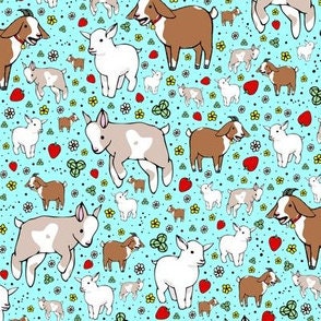 Baby Goats Emote Scrub Cap Satin Lined Option Euro Style - Etsy