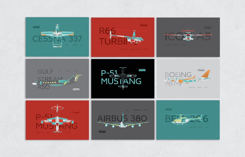 Airplane Illustration Device Desktop Wallpapers - Etsy