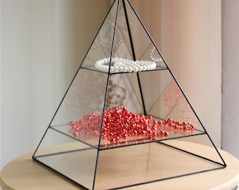 Pyramid display case | Etsy