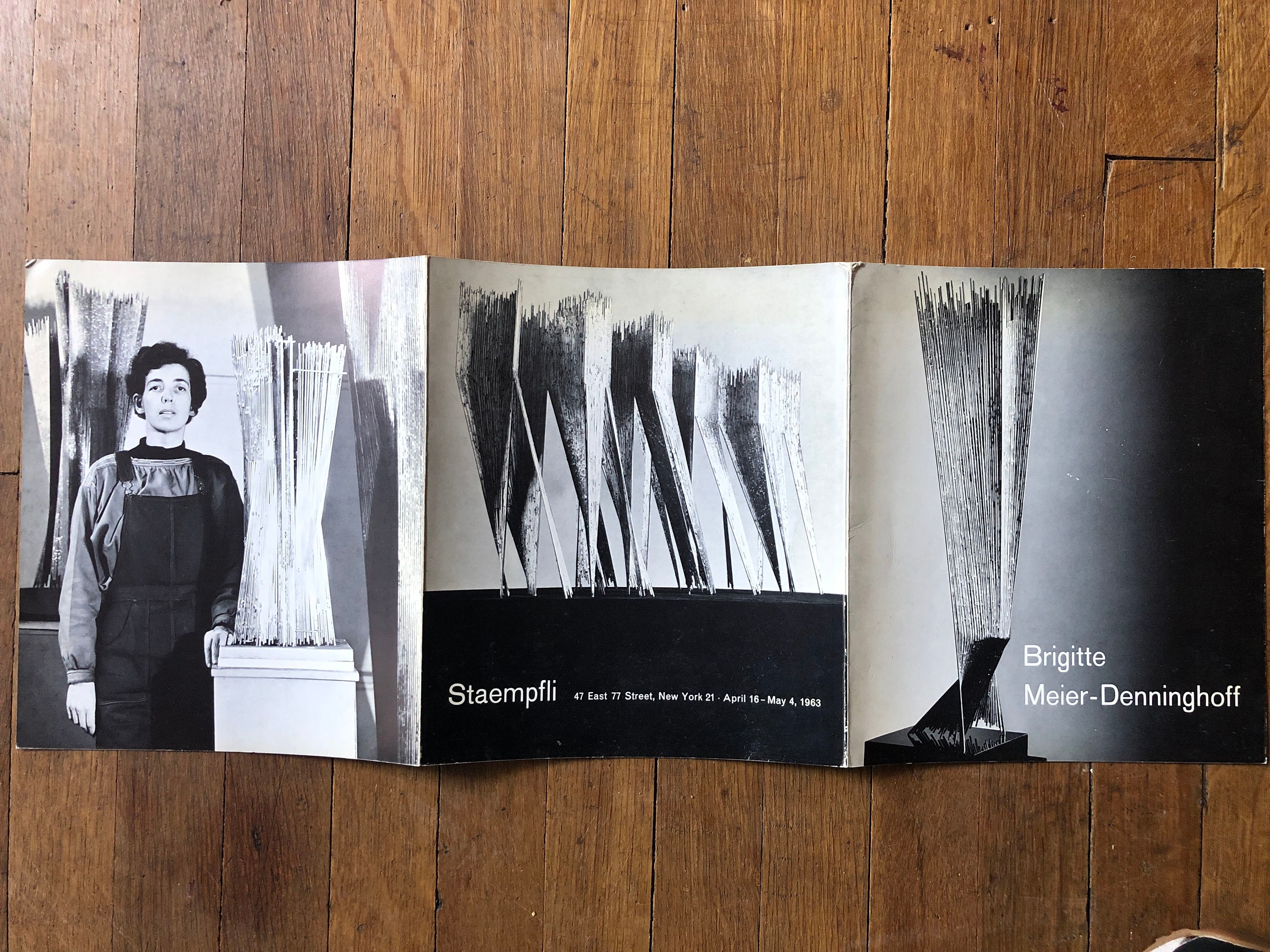 Brigitte Meier-denninghoff Exhibition Pamphlet Staempfli - Etsy
