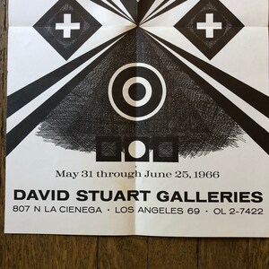 George Earl Ortman Exhibition Announcement Lithograph, David Stuart ...