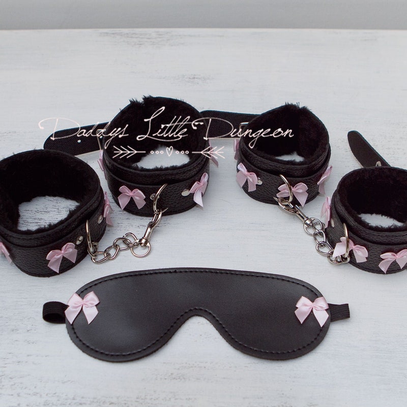 Pink Fuzzy Handcuffs - Etsy