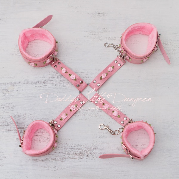 Pink Fuzzy Handcuffs - Etsy