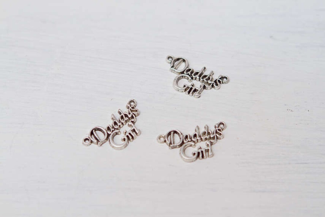 Add A Daddy's Girl Word Charm to Your Collar - Etsy