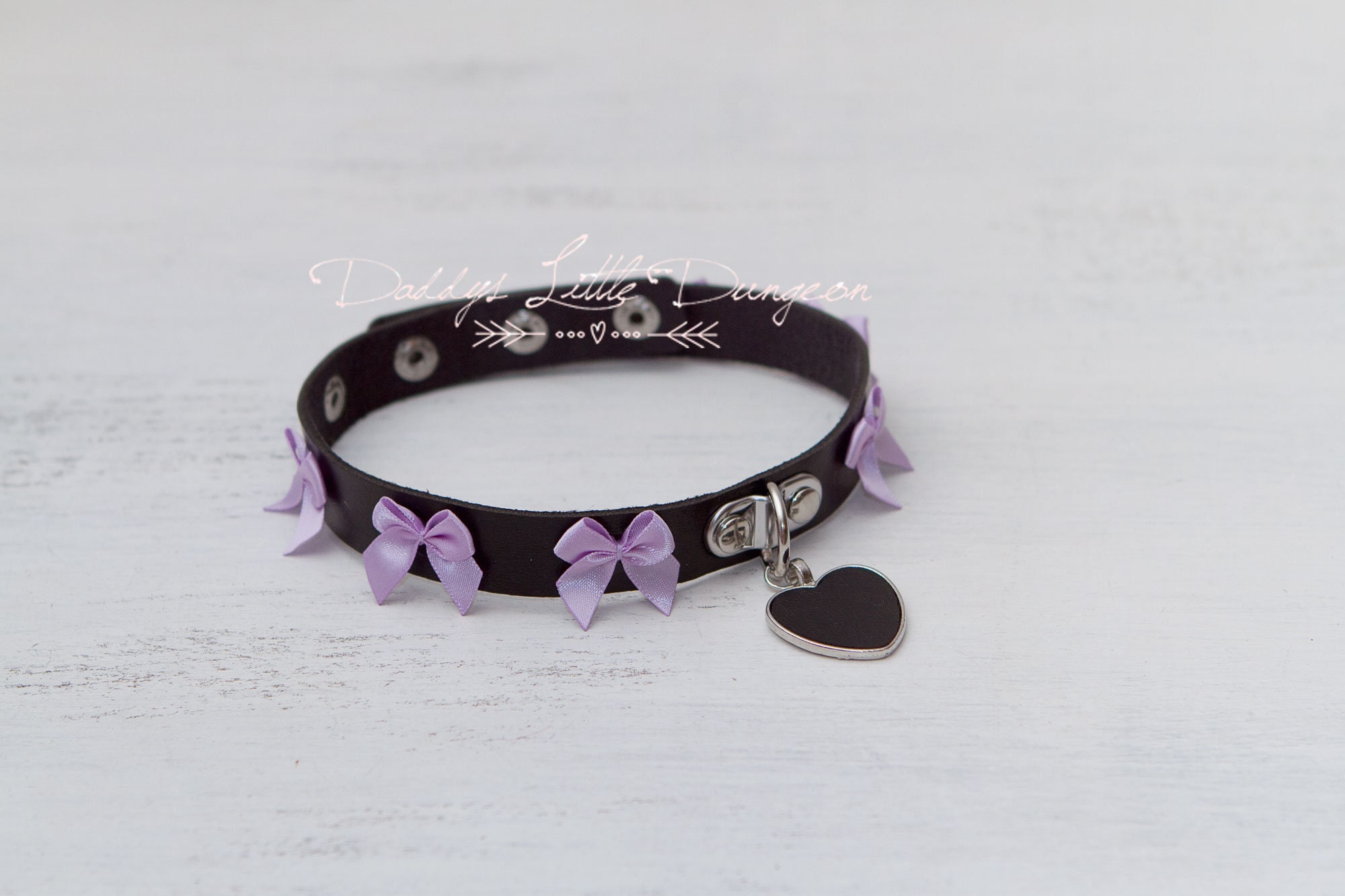 DDLG Gothic Pastel Goth Pet Play Bondage Collar & Leash Set - Etsy