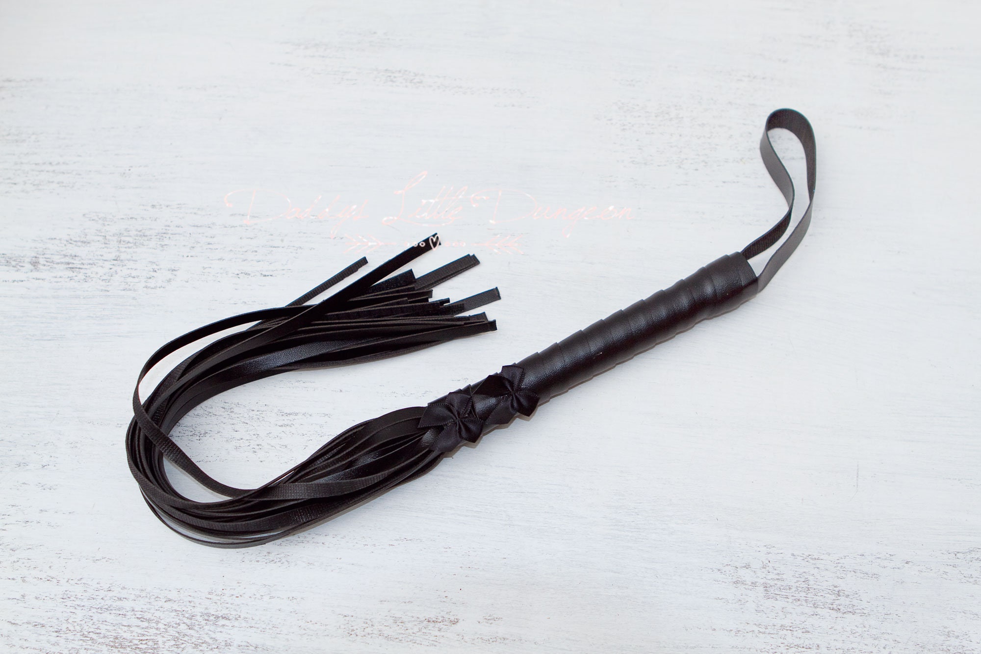 DDLG Pretty Black BDSM Bondage Whip Goth Bows Submissive - Etsy