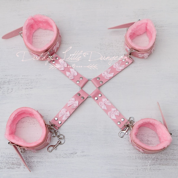 Pink Fuzzy Handcuffs - Etsy