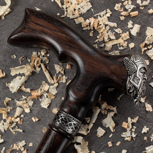 Walking Stick Viking Hammer - Etsy