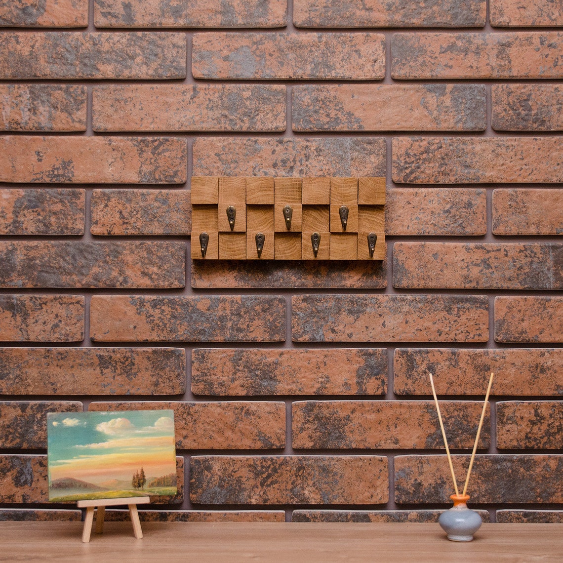 Unique Key Holder for Wall Key Hooks Wooden Key Hanger | Etsy