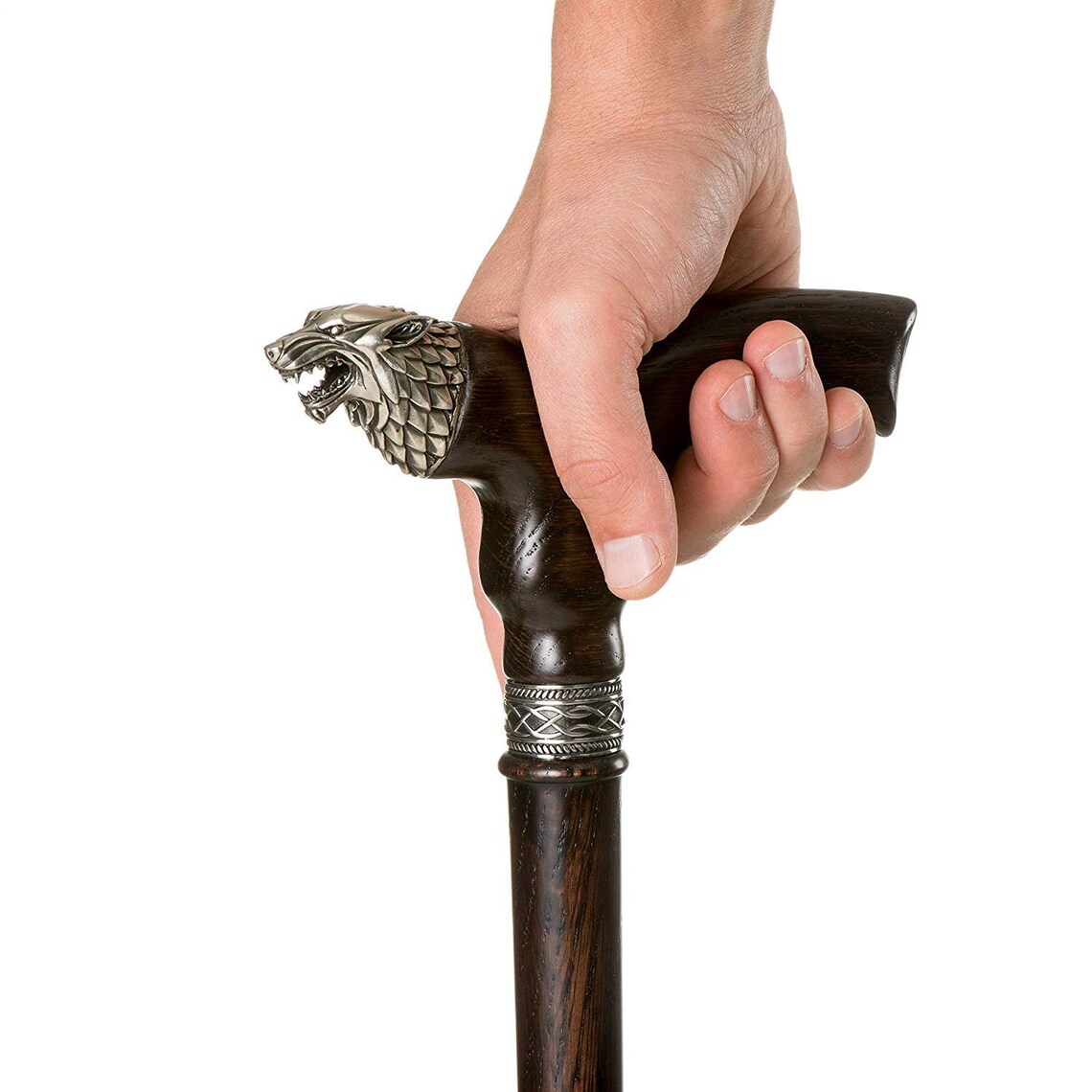 Unique Wooden Walking Cane for Men Women Direwolf Fancy | Etsy