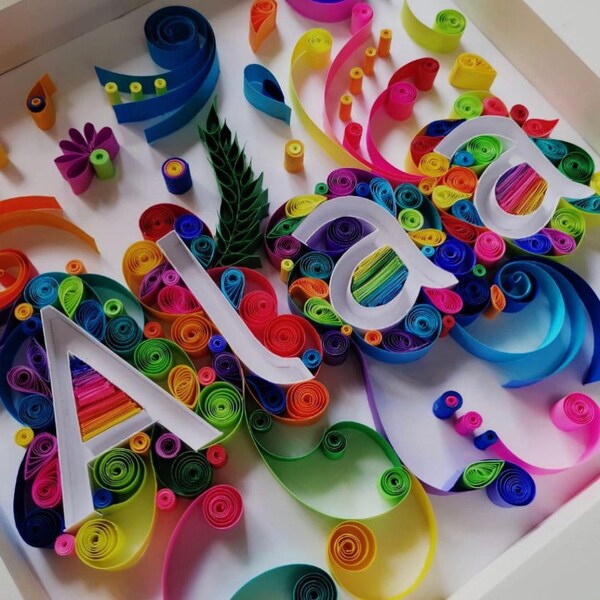 Quilling Name - Etsy